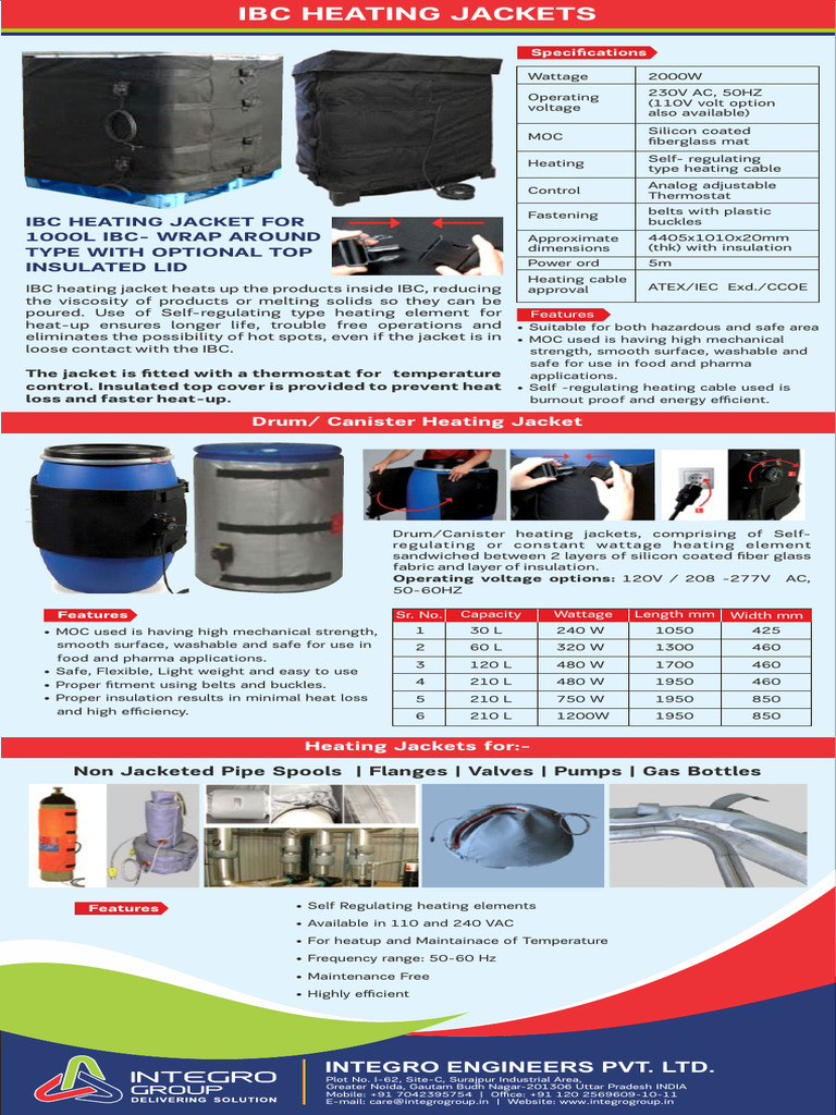 Heating Jackets | PDF | Alternating Current | Insulator (Electricity)