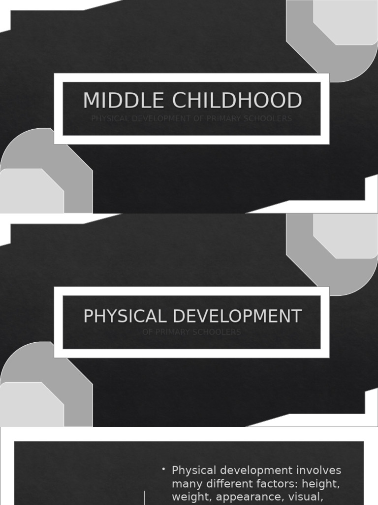 Physical Development in Primary Schoolers | PDF | Cognition ...