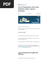 Tagalog Prepositions | PDF