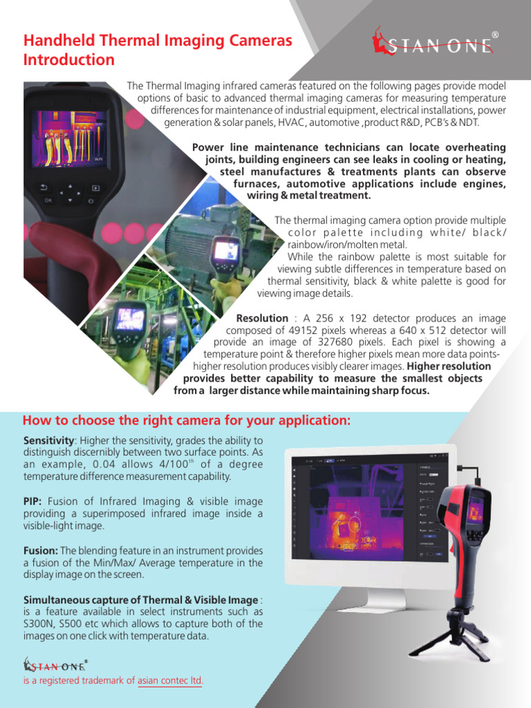 Handheld Thermal Imaging Cameras Guide | PDF | Thermography | Field Of View