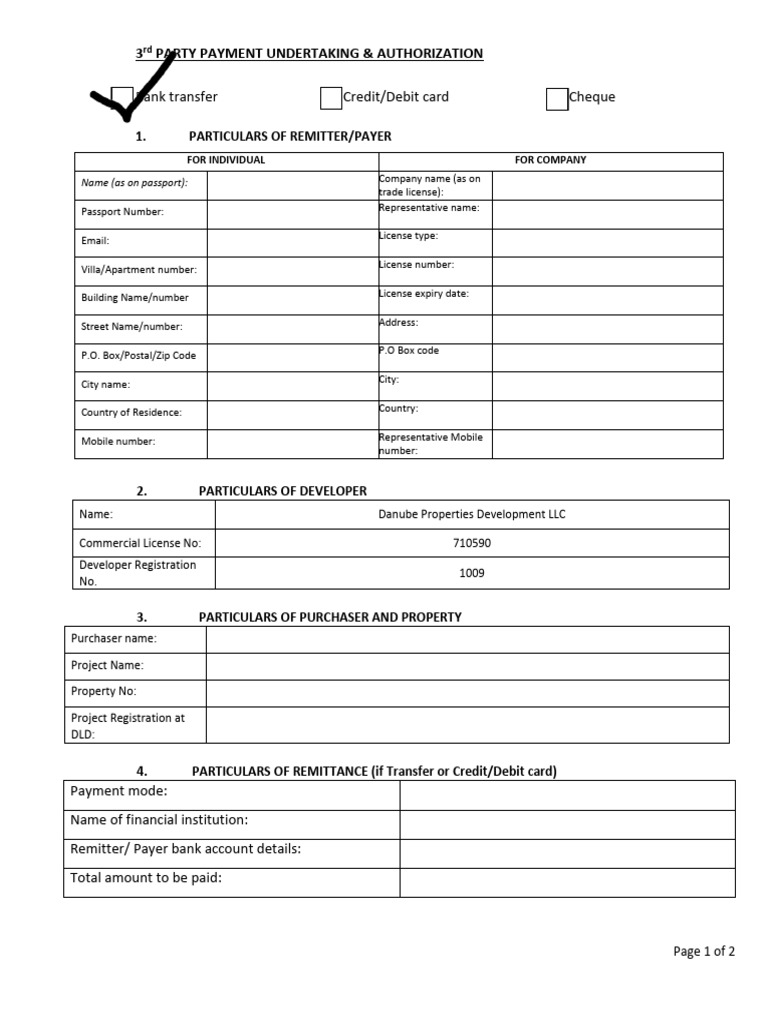 10k Third Party Form - All Payment Mode - 240117 - 180012 3 | PDF ...