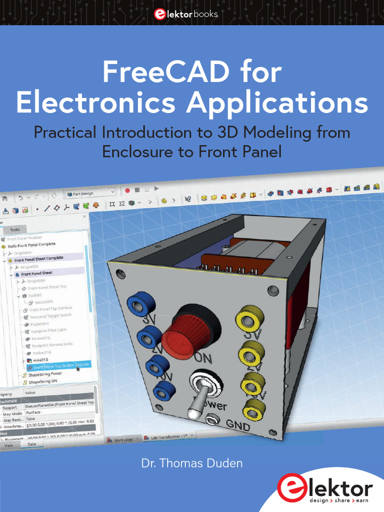 FreeCAD for Electronics Applications | PDF | Menu (Computing) | Printed Circuit Board