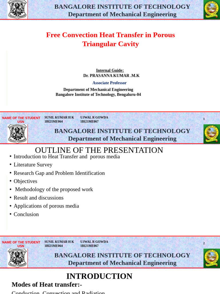 Major - Project - Presentation - (1) (1) (1) Final | PDF | Heat Transfer | Heat