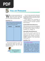 Coal and Petroleum Class 8 Ncert | PDF | Fuels | Petroleum