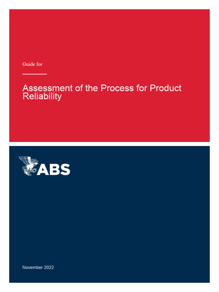 Product Reliability Assessment Guide | PDF | Reliability Engineering ...