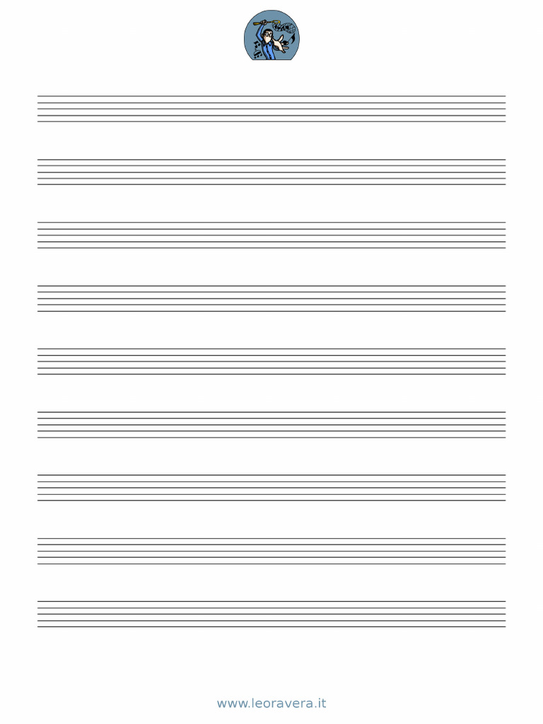 Foglio Pentagrammato Vuoto | PDF