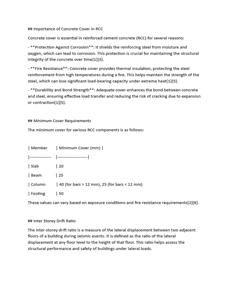 Rcc Interview Pdf Concrete Civil Engineering