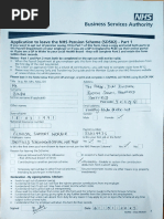 NHS Pensions - Retirement Benefits Claim Form (AW8) : To The Member ...