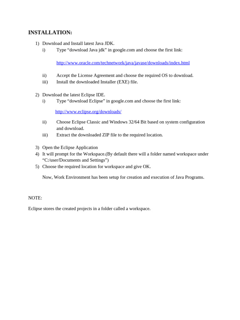 Java Installation and Features Guide | PDF | Java (Programming Language ...