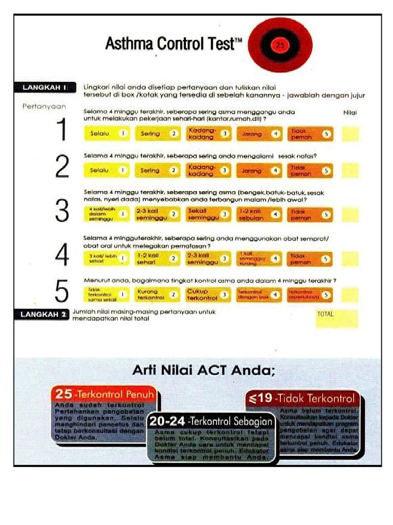 Asma Control Test | PDF