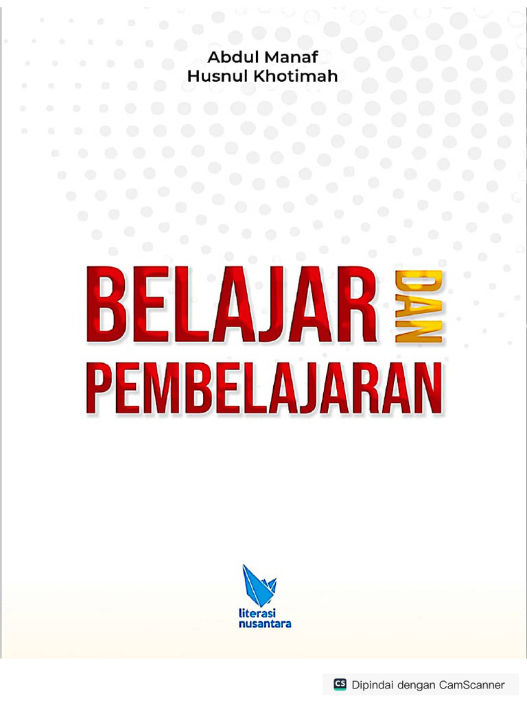 Abdul Manaf Belajar Dan Pembelajaran | PDF