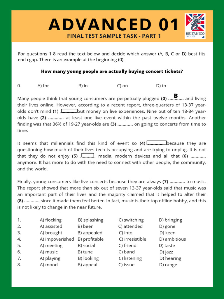 AD1 Final Test - Sample Parts 1 & 2 | PDF | Social Psychology ...