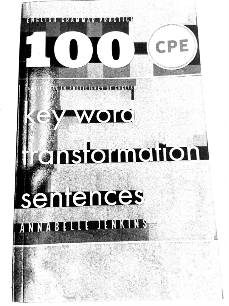 110 Key Word Transformation | PDF