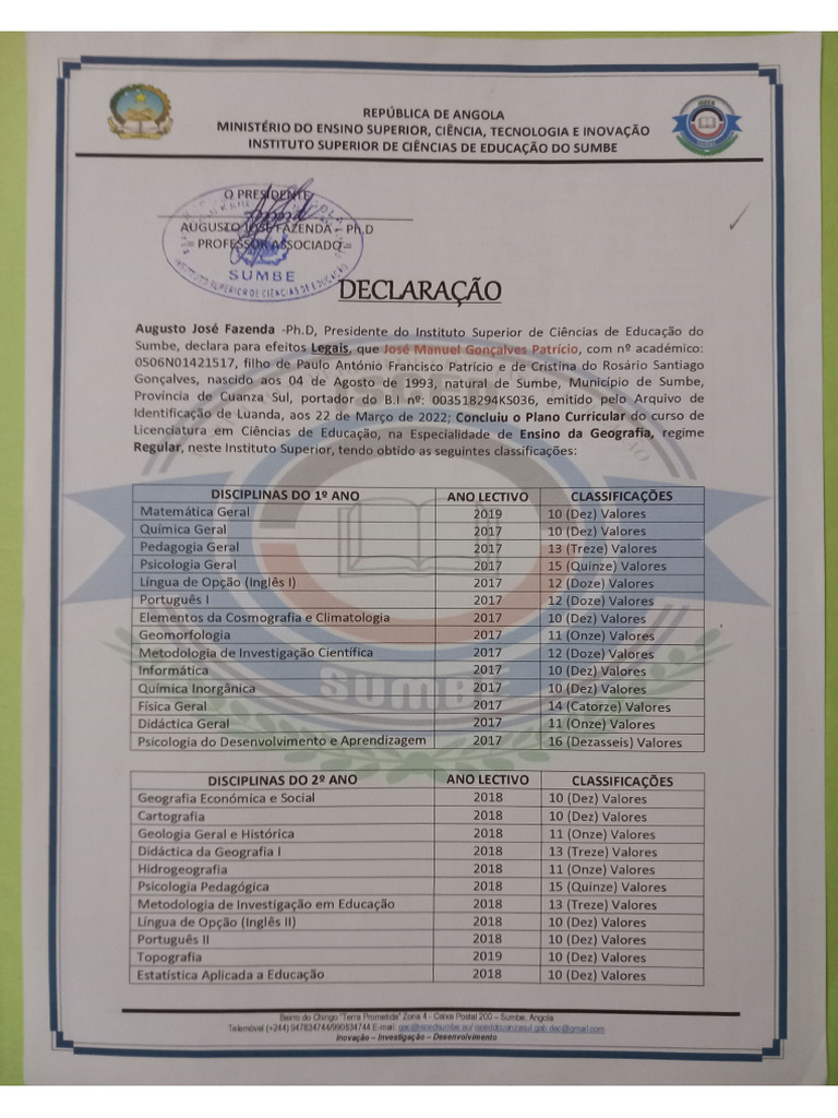 Certificado de Hab | PDF