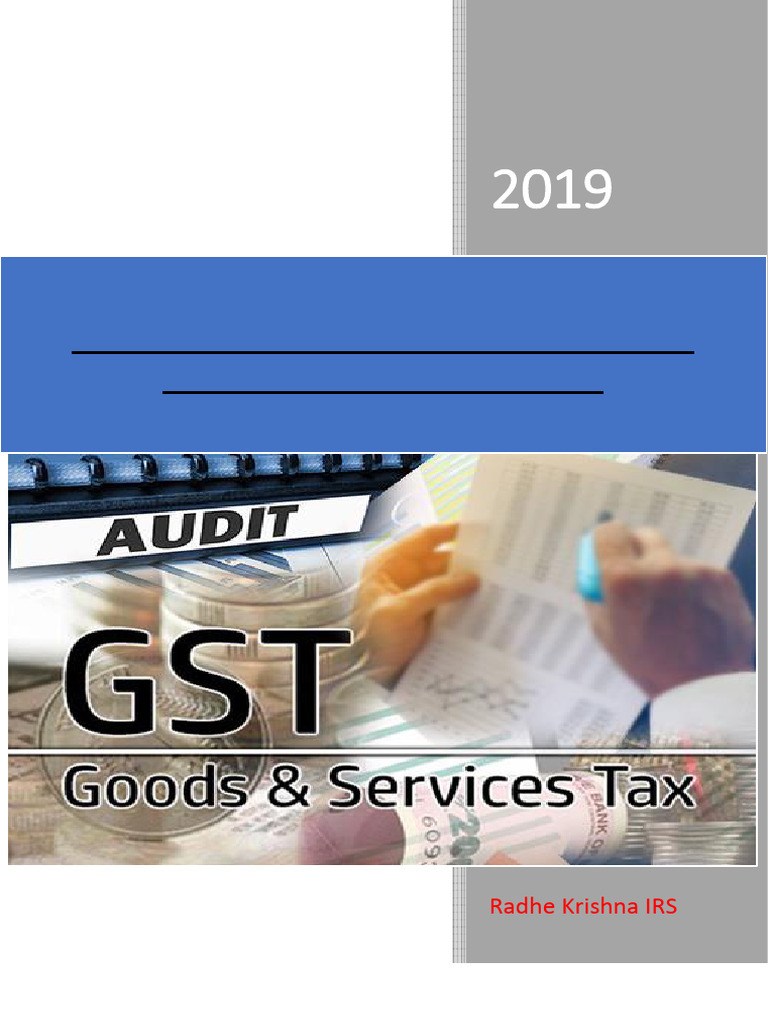 Handbook For Departmental Officers - GST Audit | PDF | Debits And Credits | Taxes