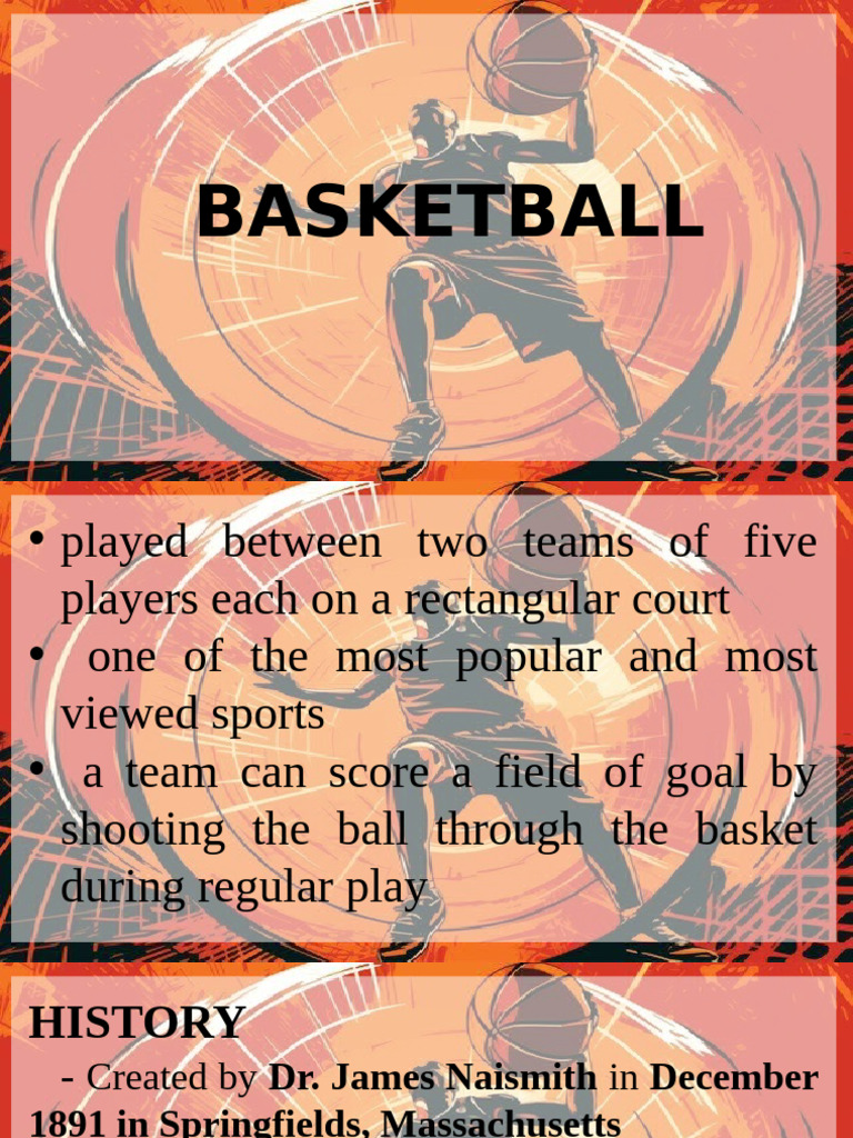 History and Rules of Basketball | PDF | Sports Rules And Regulations ...