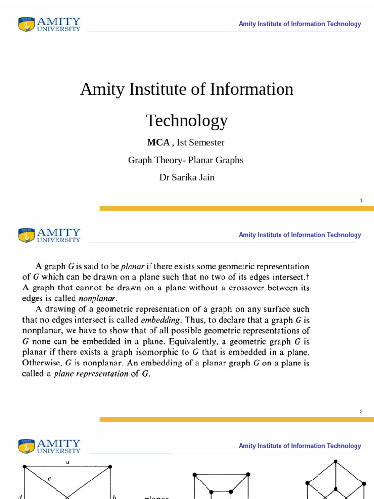 Graph Theory 10 Planar Graphs | PDF | Mathematical Concepts | Theoretical Computer Science