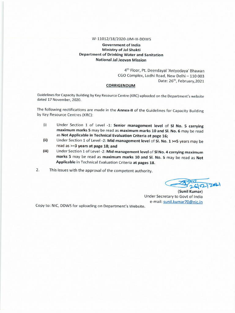 Revised - KRC - Guidelines (2) - 240502 - 163204 | PDF | Capacity ...