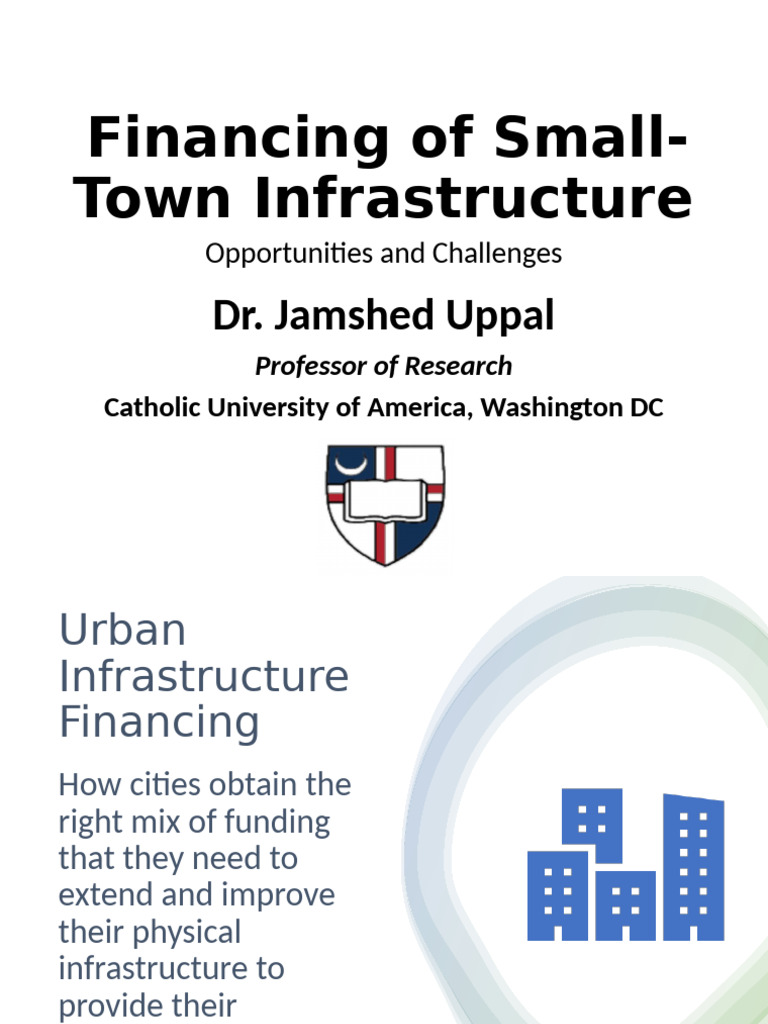 Financing of Small Town Infrastructure-04 | PDF | Public–Private ...