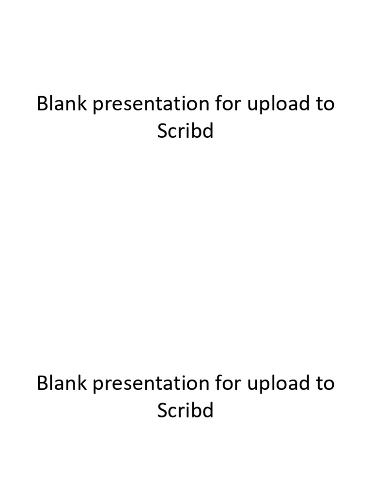 Presentation For Upload To Scribd | PDF