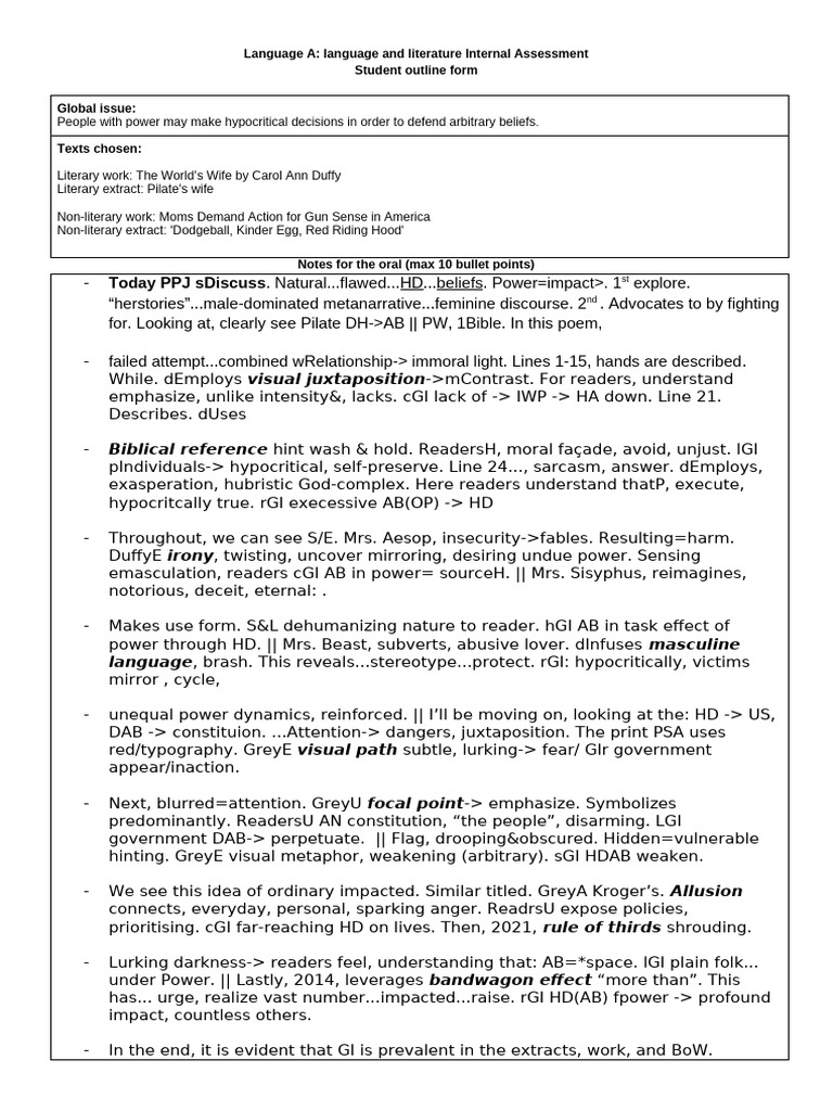 PART_4_Individual_Oral_Official_Outline_Form | PDF