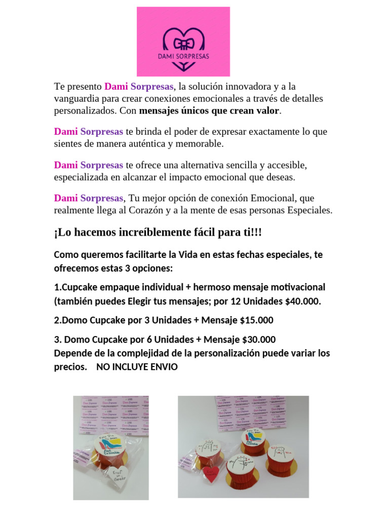 Te presento Dami Sorpresass | PDF