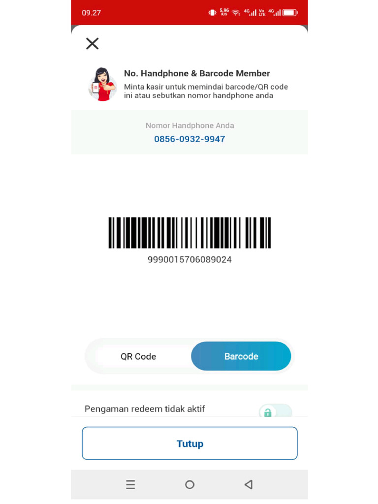 Screenshot Barcode Alfa | PDF