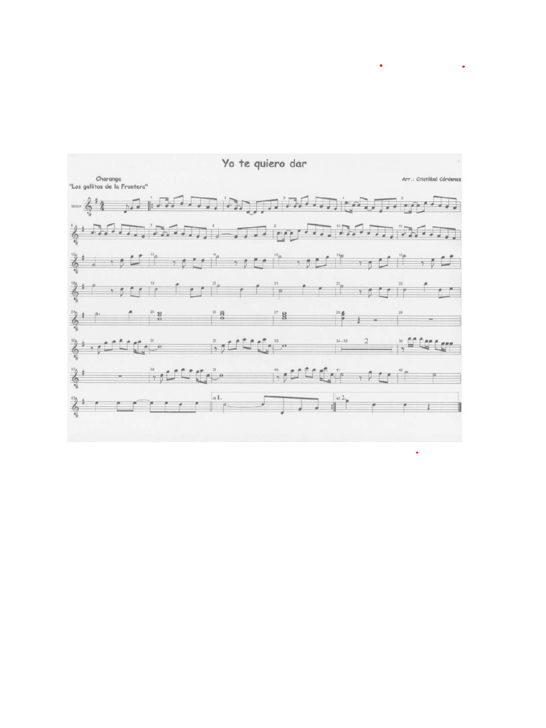 Tenor Charanga | PDF