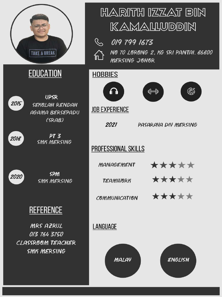 Resume Harith Izzat Latest | PDF