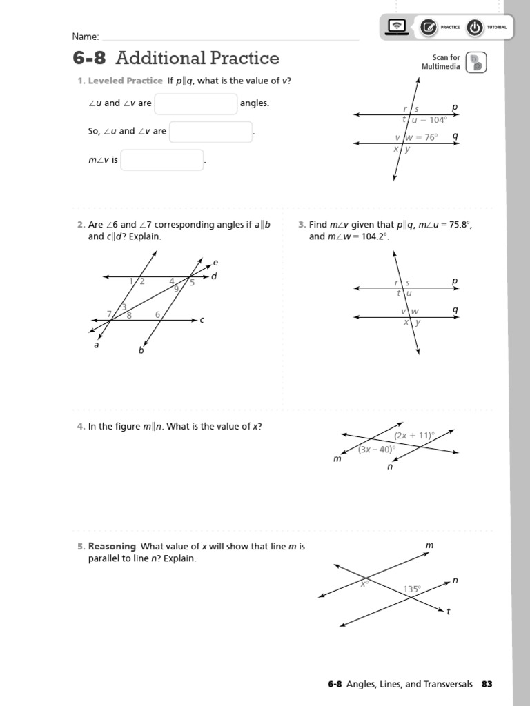 06_08 Practice Sheet | PDF | Euclidean Geometry | Euclid