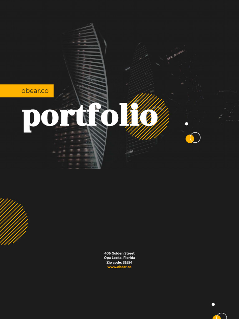 Elegant Business Portfolio Template | PDF