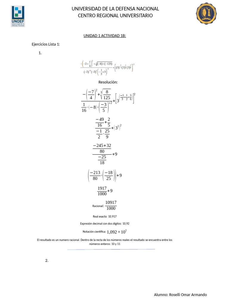 Unidad1 Actividad 1B | PDF | Análisis real | Análisis complejo
