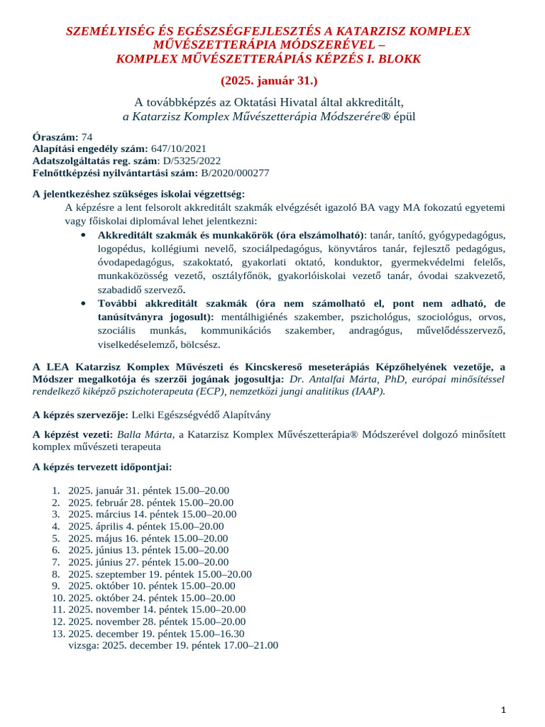 Lea Oh Muveszeti 1 Balla Marta 2025-01-31 | PDF