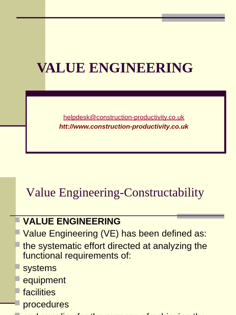 2-Value Engineering-1 61029162046 | PDF | Reliability Engineering ...