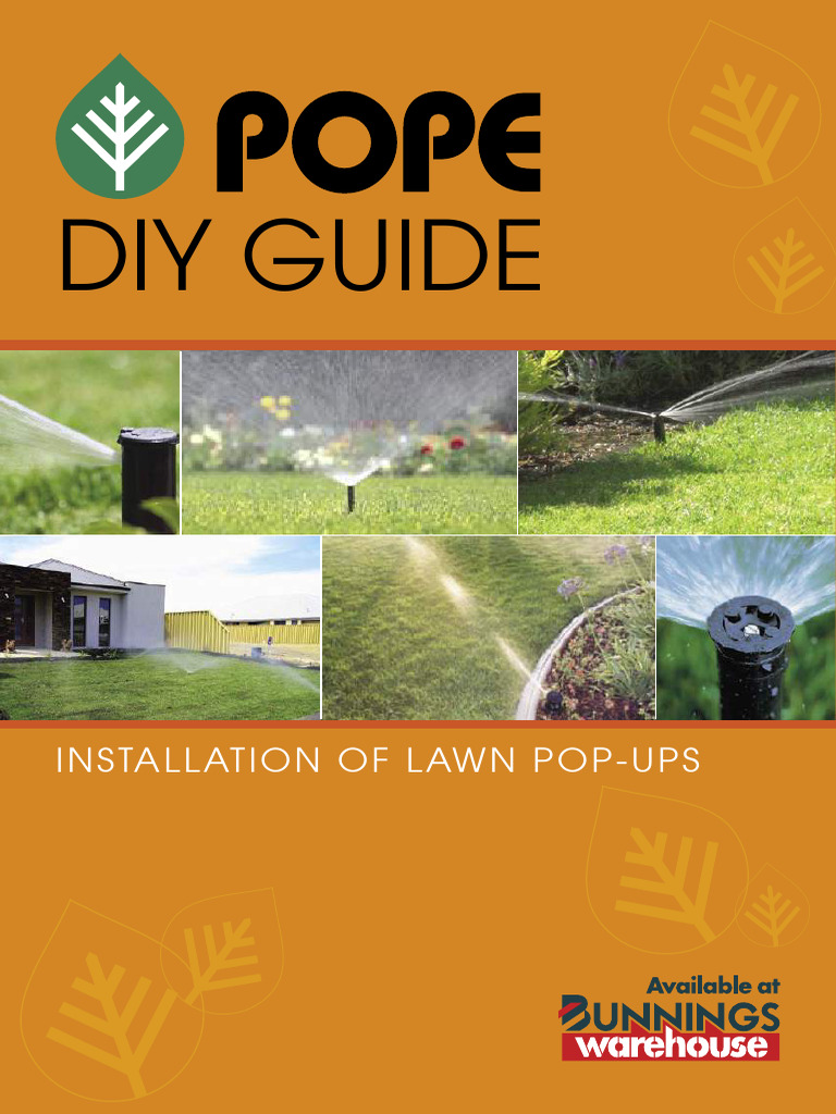 DIY Lawn Pop Ups Compressed | PDF | Irrigation | Flow Measurement