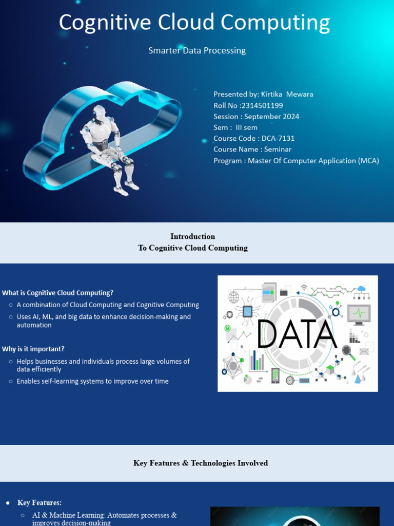 Cognitive Cloud Computing | PDF | Artificial Intelligence | Intelligence (AI) & Semantics