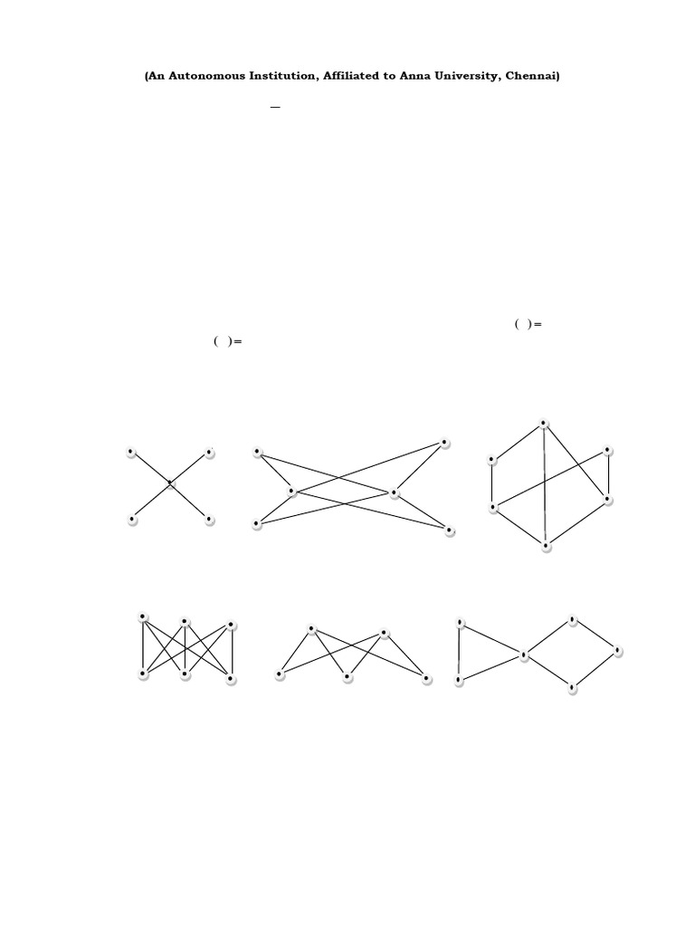 Discrete Math Graph Assignments | PDF