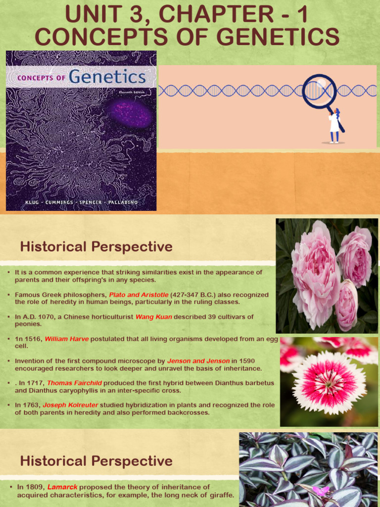Concept of Genetics 01.Pptx | PDF | Dominance (Genetics) | Genotype