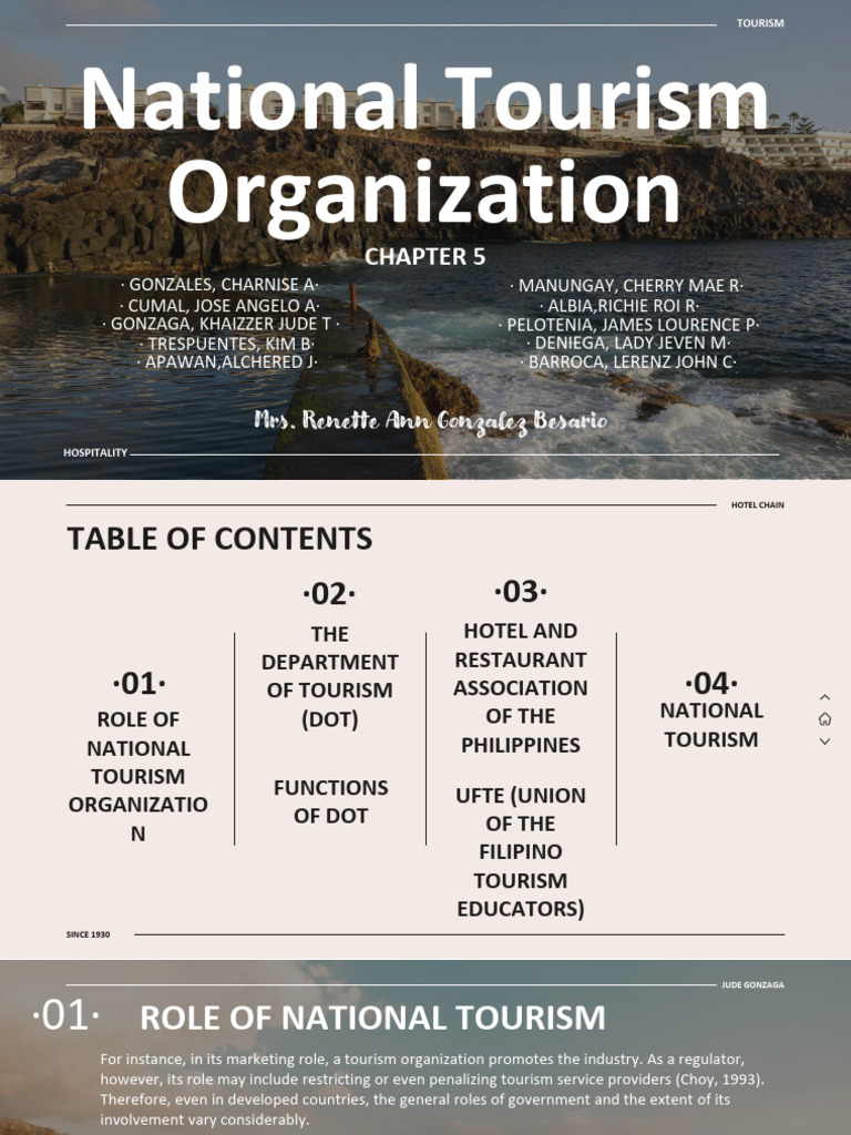 Group Ii National Tourism Organization | PDF | Tourism