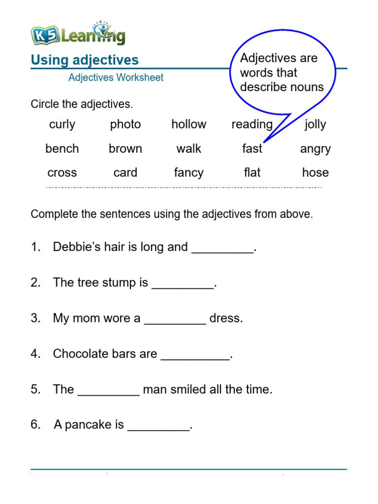 grammar-worksheet-grade-1-adjectives-sentences-1 | PDF