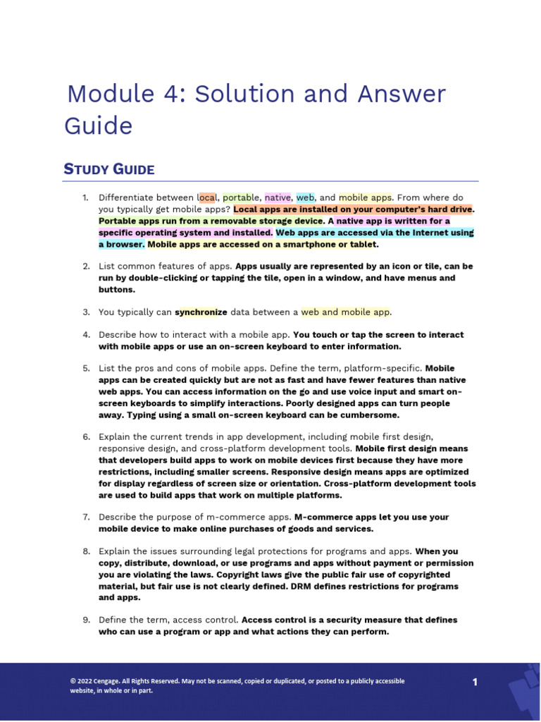 End of Chapter exercise_M04 | PDF | Malware | Mobile App