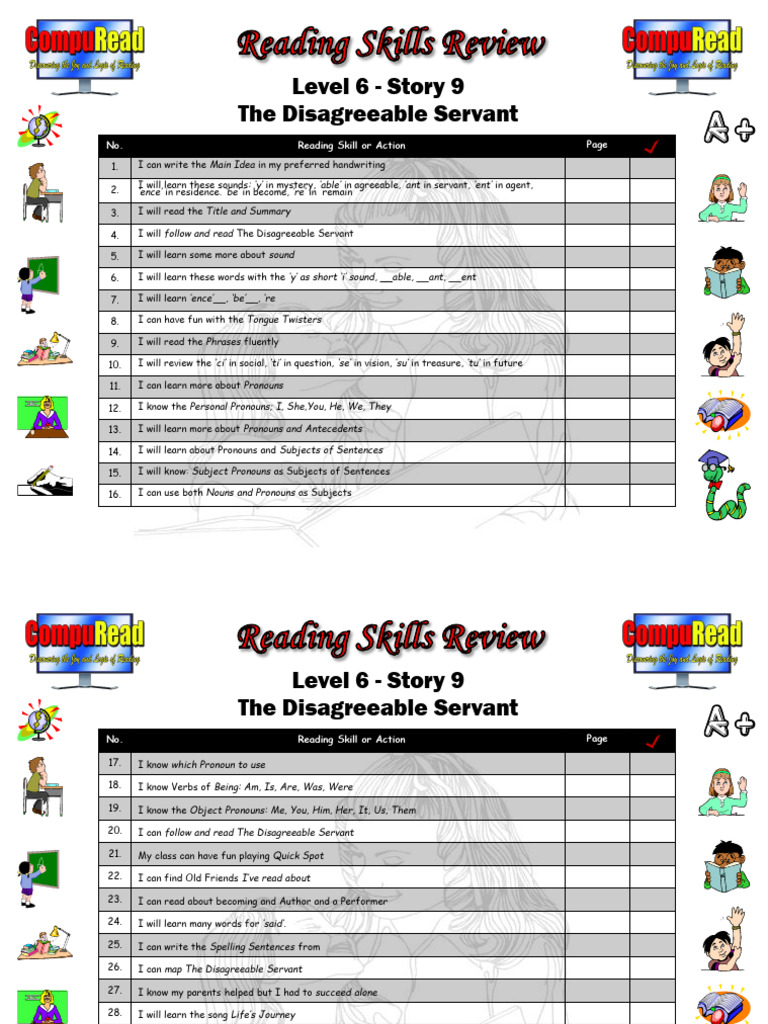 001 Level-6-Story-9-The-Disagreeable-Servant | PDF