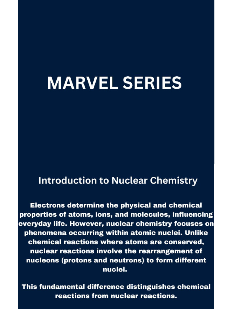 Introduction to nuclear chemistry | PDF