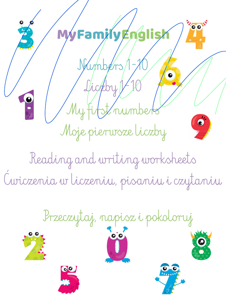 Numbers 1-10 Worksheets for Kids | PDF