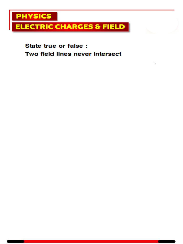 Electric Charges and Fields Worksheet (Worksheet) | PDF