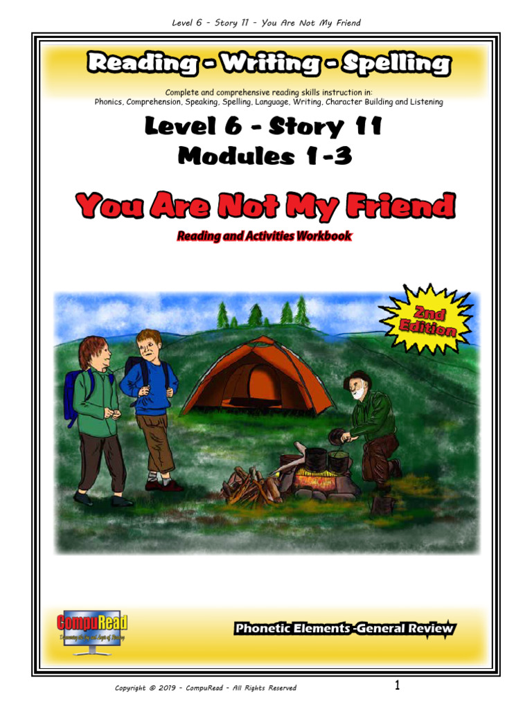 001 L6S11-You-Are-Not-My-Friend-Activity-Workbook | PDF | Linguistics