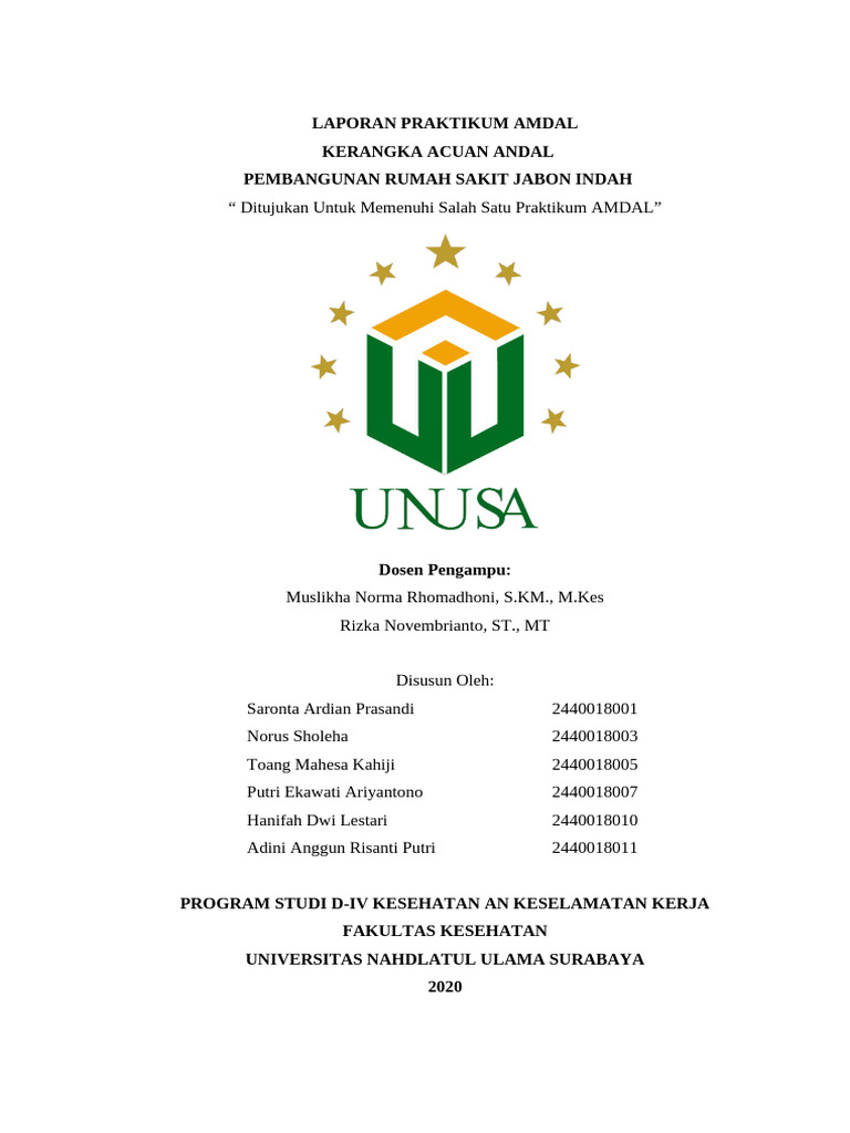 Laprak Amdal Rs | PDF