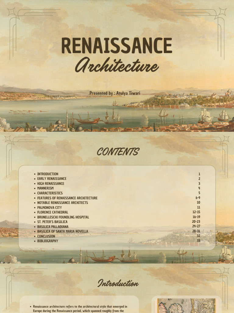 Renaissance Architecture | PDF | Gothic Architecture | Dome