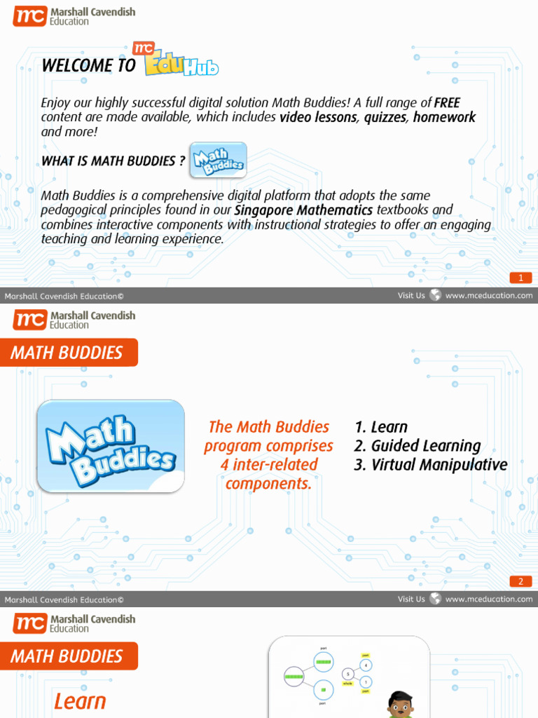Math Buddies Product Info | PDF