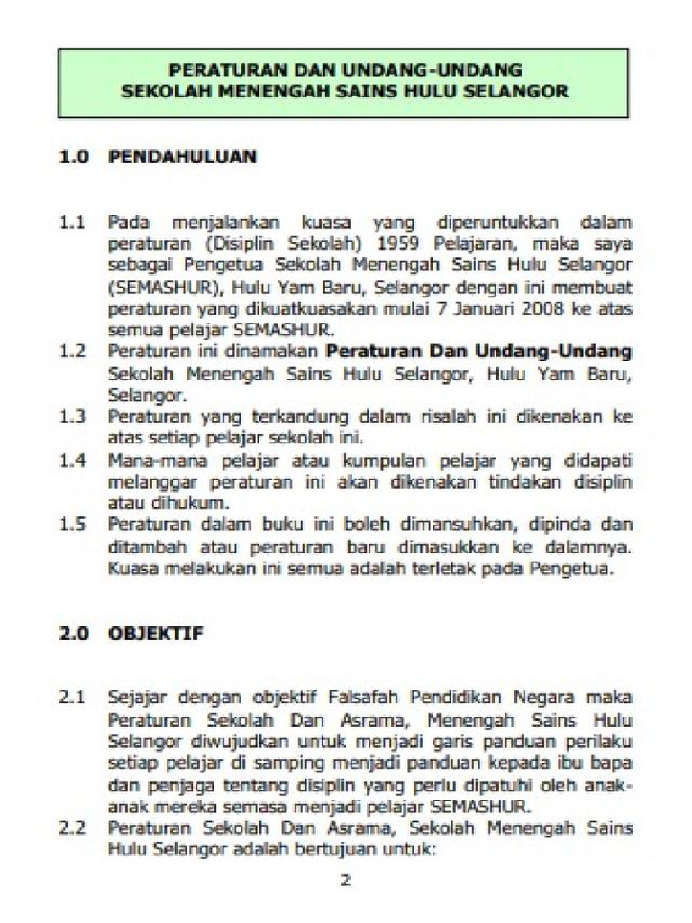 Buku Peraturan Dan Undang2 Semashur - 20250201 - 230946 | PDF